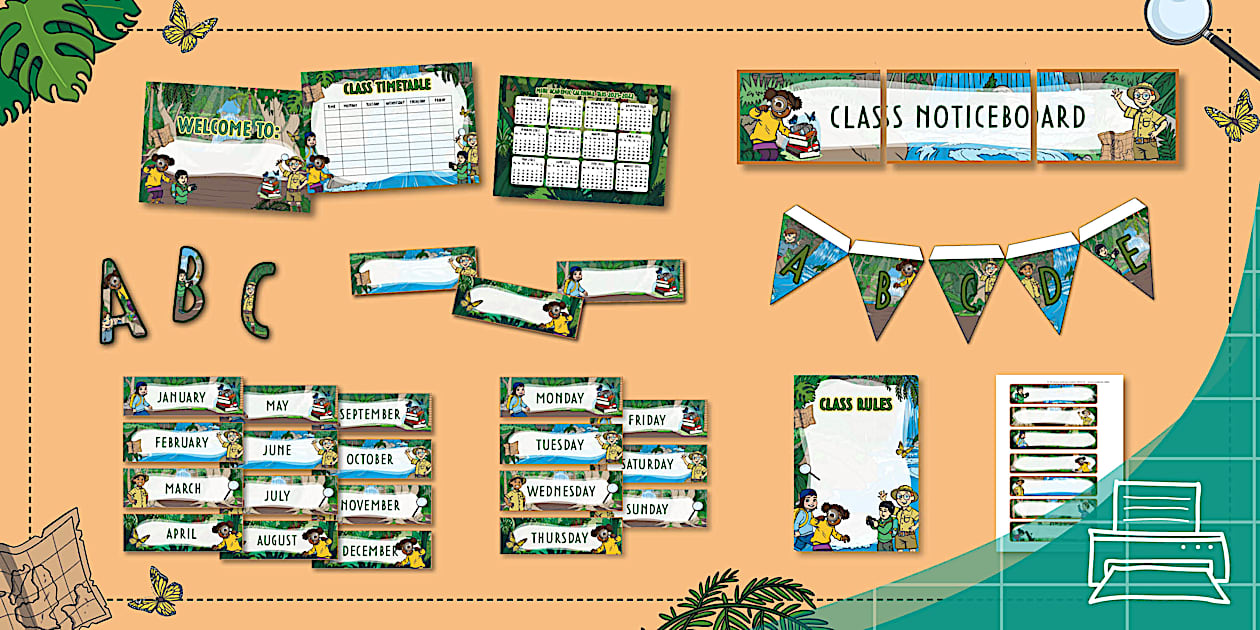Explorer | Display & Calendars Bumper Pack | Classroom Display ...