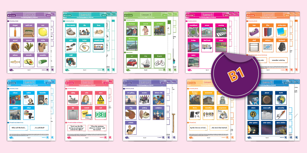 ESL Curriculum Supplementary Printable Materials [Level 10]