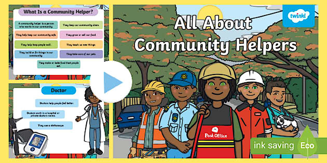 All About Community Helpers| Jobs People Do PowerPoint