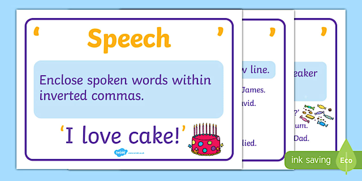 Written Speech Posters - Teaching Resource (teacher made)