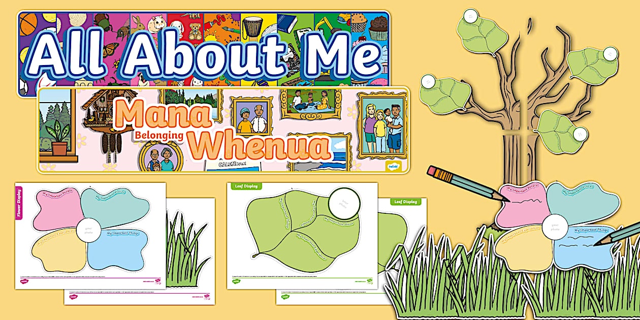 All About Me - Nature Display Pack (teacher made) - Twinkl