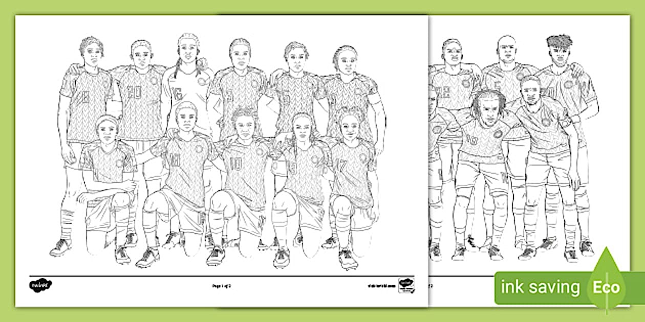 Nigerian National Football League Colouring Activity | Colouring Sheets