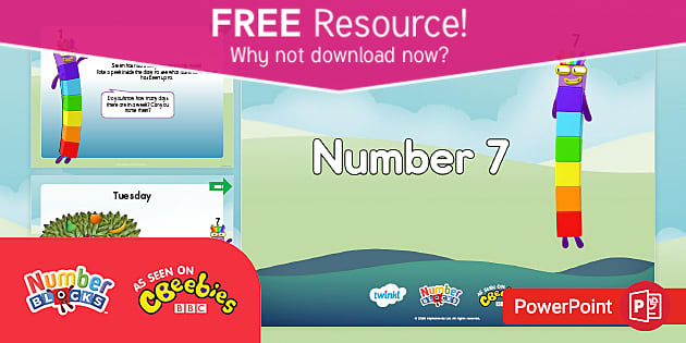 FREE Numberblocks: Number 7 PowerPoint - Twinkl
