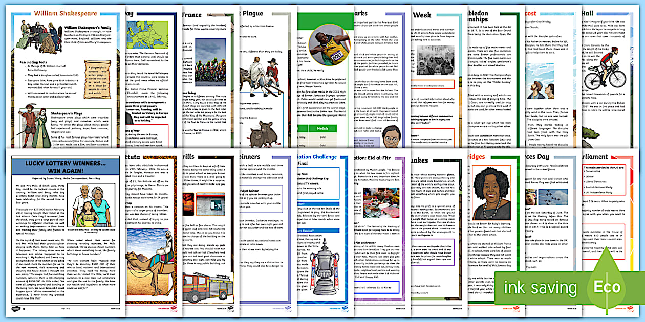 Reading Comprehensions Bumper Resource Pack - Twinkl