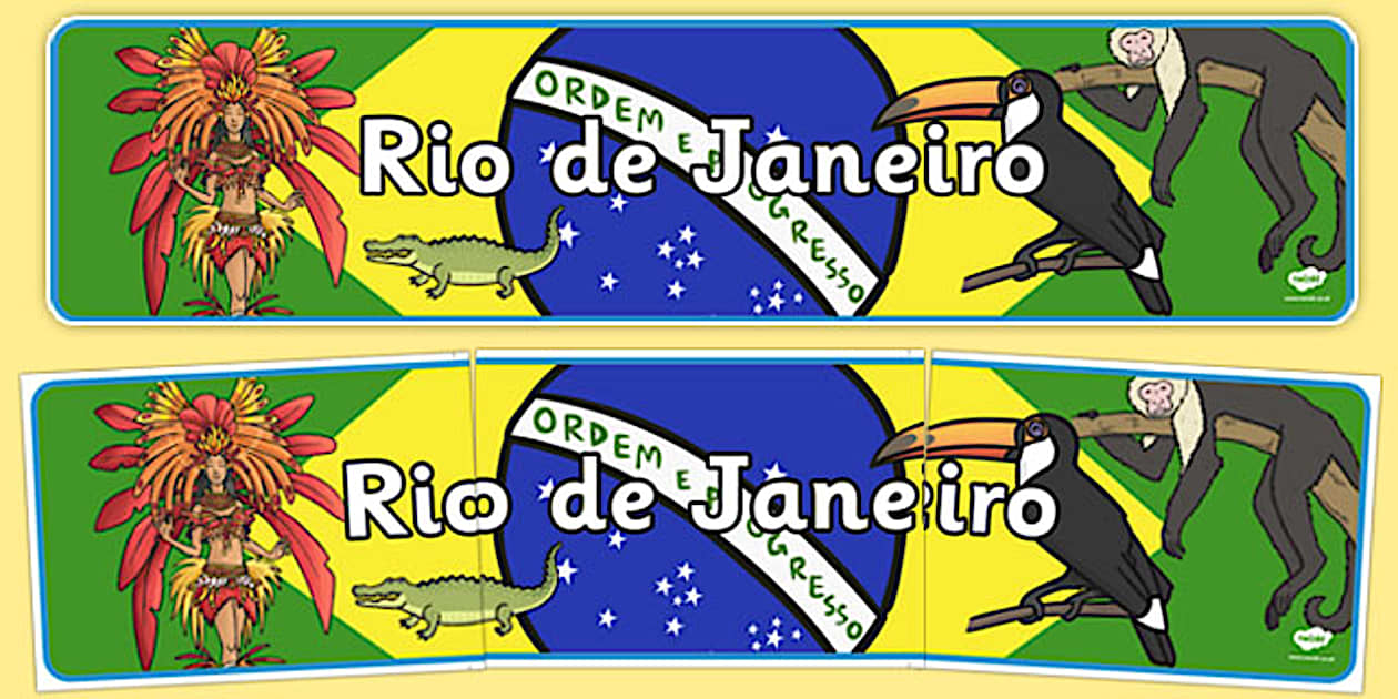 Editable Rio de Janeiro Role Play Banner - Twinkl