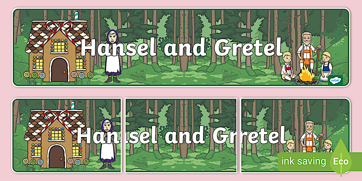 Hansel and Gretel Display Banner (teacher made) - Twinkl