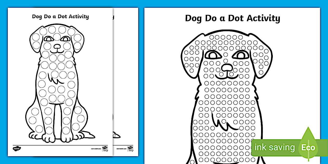 A Fantastic Dog Do a Dot Activity | Twinkl | KS1 - Twinkl
