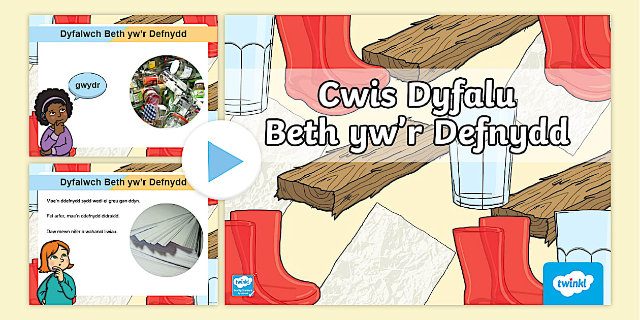 Cwis Dyfalu'r Defnydd CC1/2 (Teacher-Made) - Twinkl