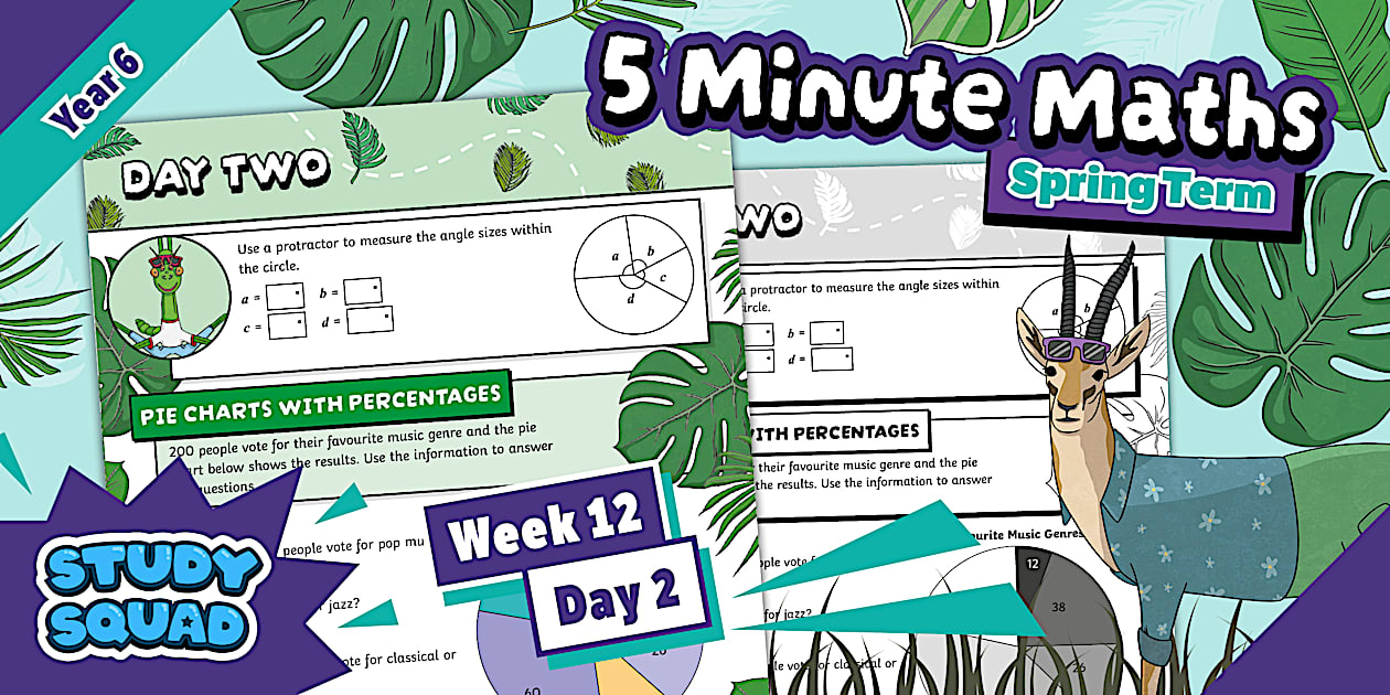 👉 Study Squad 5 Minute Maths - Year 6 Spring - Week 12 Day 2