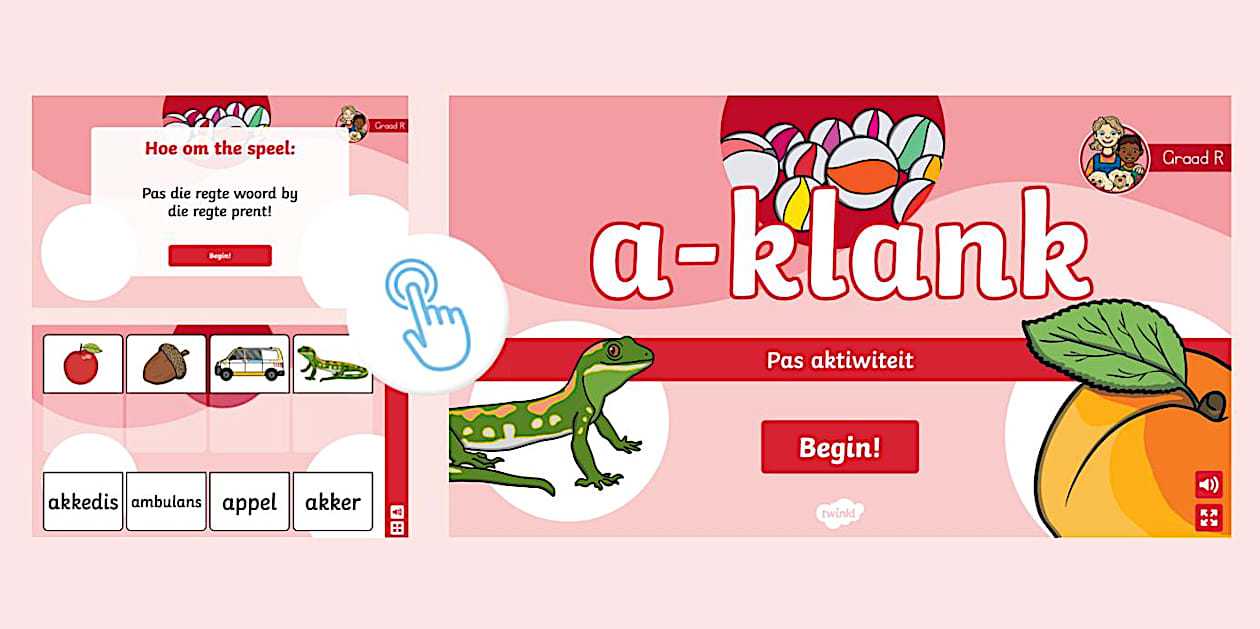 Graad R Klanke Interaktiewe Speletjie a (teacher made)