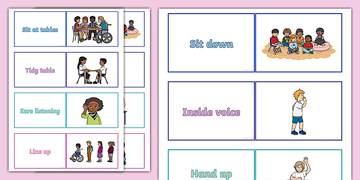 Visual Cues for Positive Behaviour EYFS | Twinkl | Inclusion