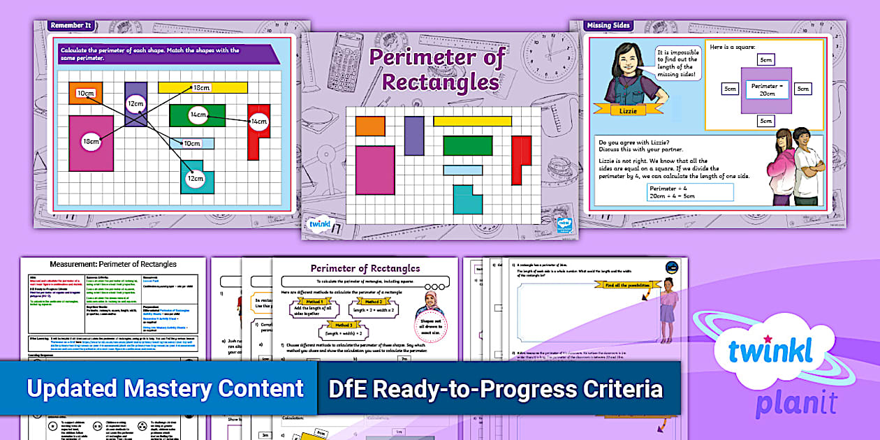 👉 Y4 Perimeter PlanIt Maths Lesson 2 (teacher made)