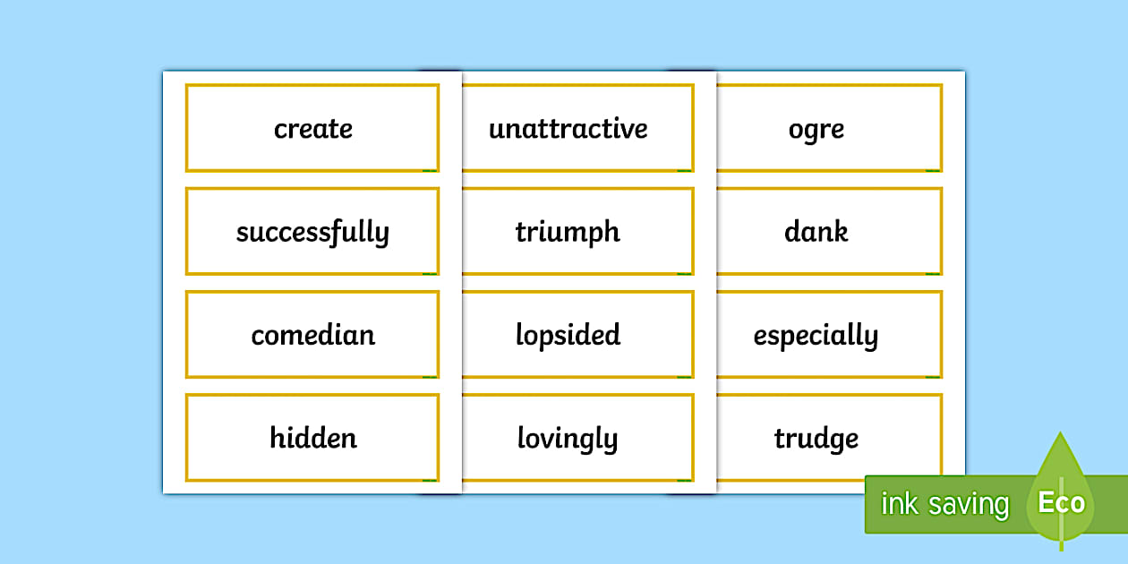 Year 3 Autumn 2 Word of the Day Word Cards - Twinkl