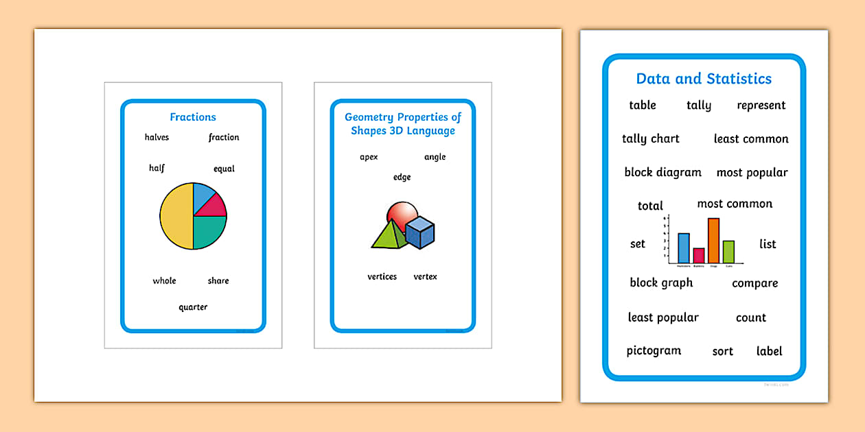 Cursive IKEA Tolsby/Fiestad KS1 Maths Vocabulary Prompt Frame