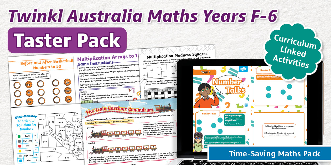 FREE Maths Taster Pack F-6 Australia