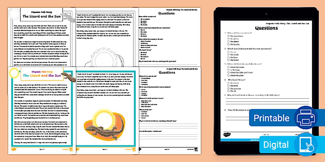 Fourth Grade Hispanic Folk Story Reading Passage | Twinkl