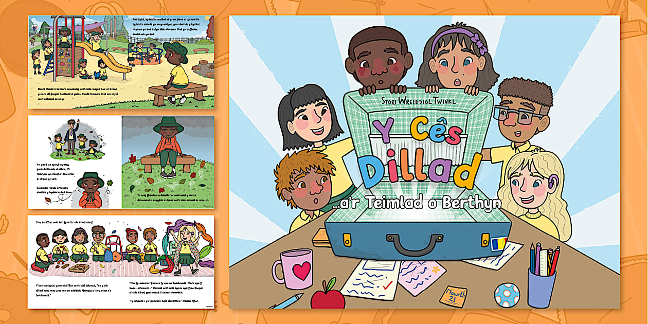 Y Cês Dillad: Pŵerbwynt Stori (l'enseignant a fait)
