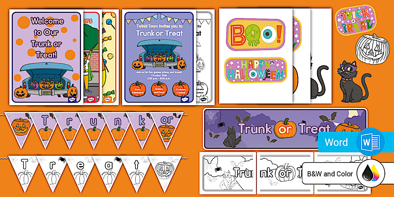 Trunk or Treat Decorating Pack