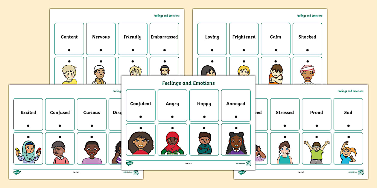 Emotions Thread Matching Activity (teacher made) - Twinkl