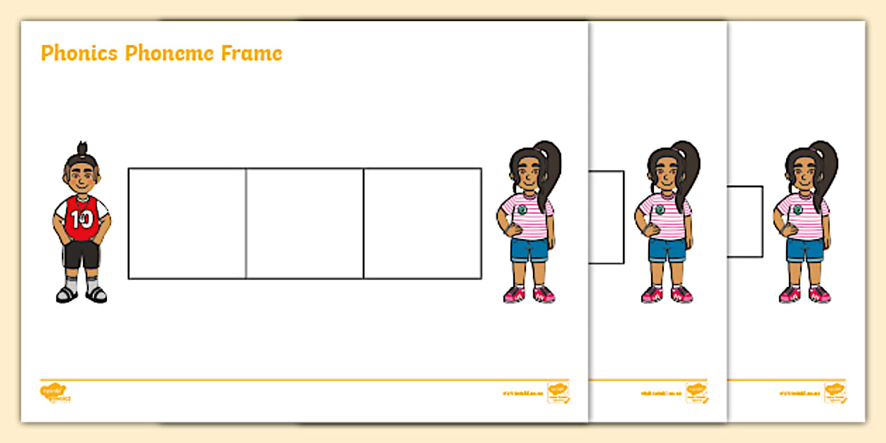Phonics Phoneme Frame (teacher made) - Twinkl