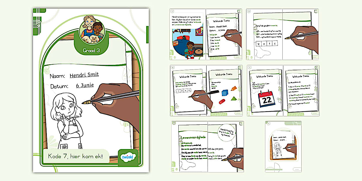 Graad 3 Klanke Leesboek -de (Lehrer gemacht) - Twinkl