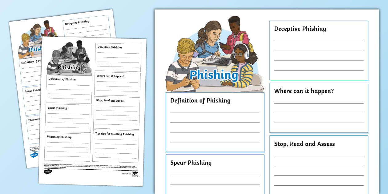 Phishing Fact File Template - Twinkl Computing - Twinkl