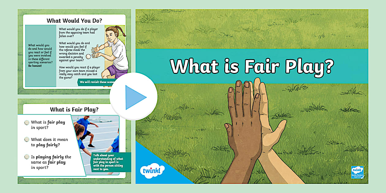 Fair Play in Sport PowerPoint - Twinkl - KS2 (Teacher-Made)