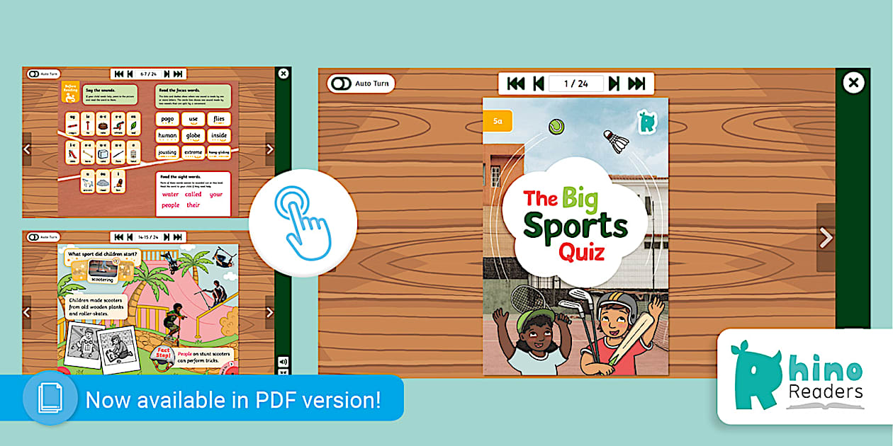 Level 5a Decodable Readers: The Big Sports Quiz - Twinkl