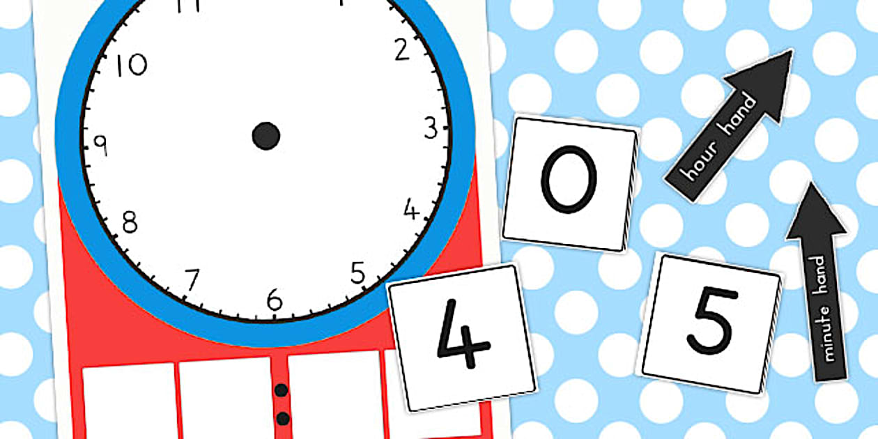 Analogue and Digital Clock Teaching Activity - Twinkl