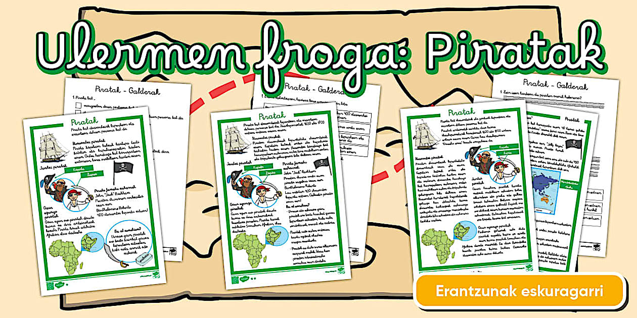 Ulermen froga: Piratak