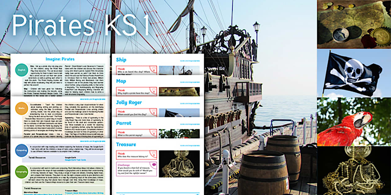Imagine Pirates KS1 Resource Pack (teacher made) - Twinkl
