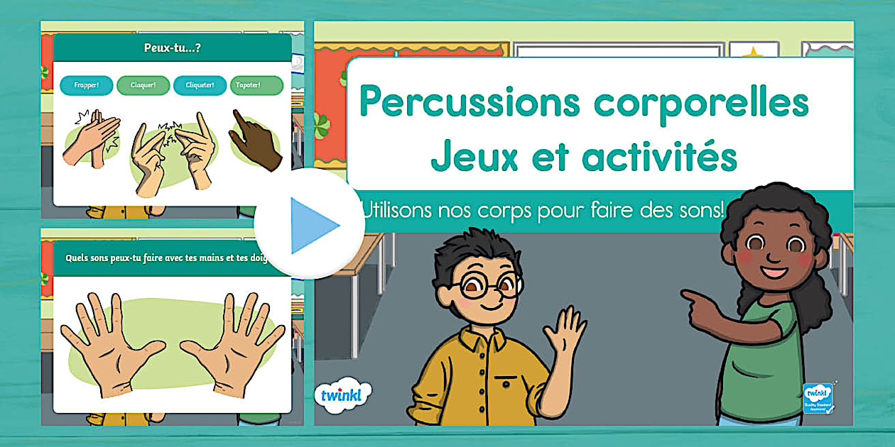 Body Percussion Games and Activities PowerPoint French