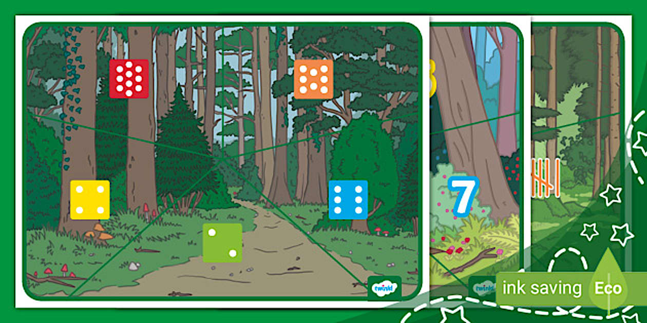 Build a Block Forest Maths Game (teacher made) - Twinkl