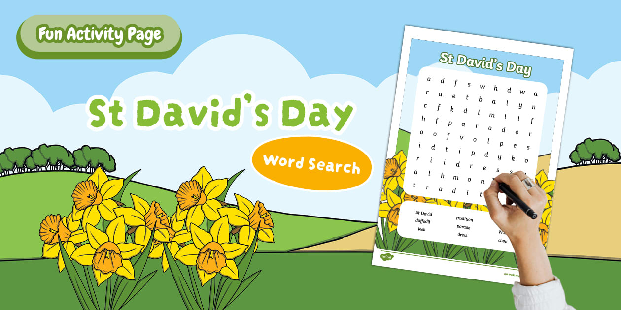 St David's Day Word Search