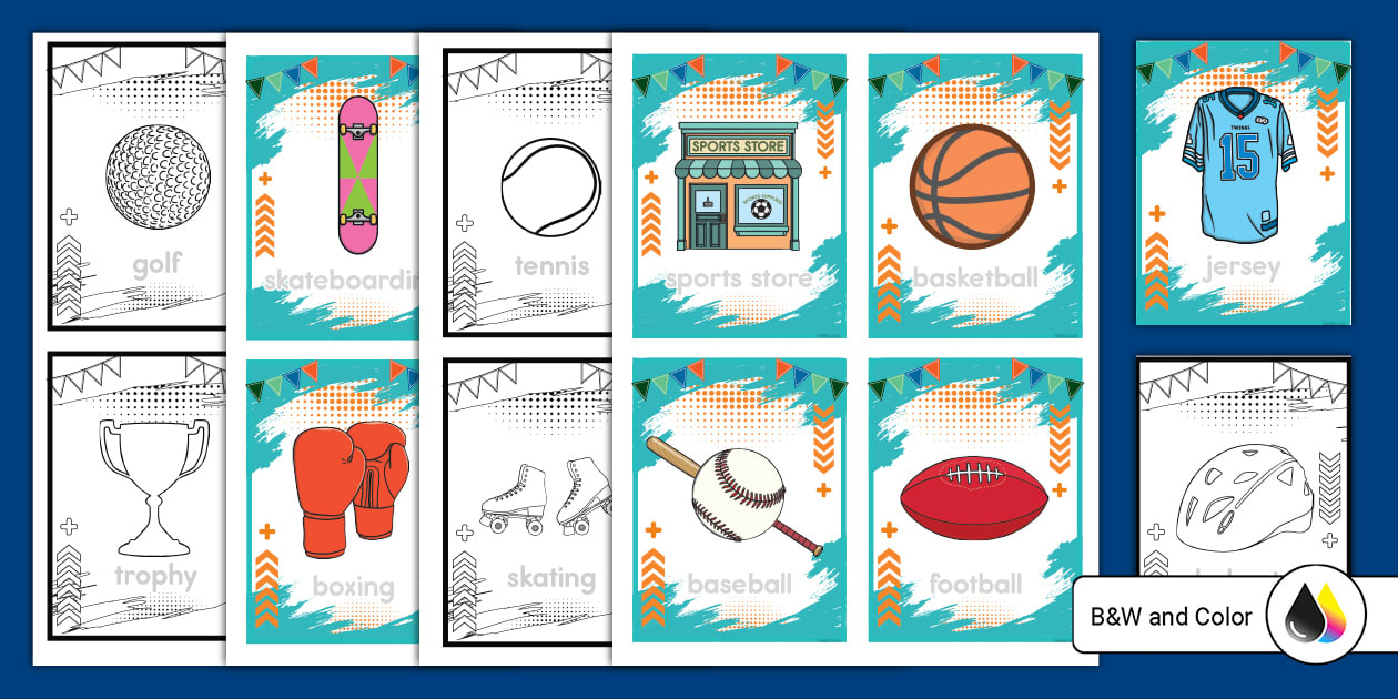 Sports Store Dramatic Play Tracing Word Cards (teacher made)
