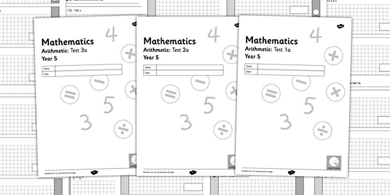 Year 5 Mental Maths Test PDF Collection | Teacher-made