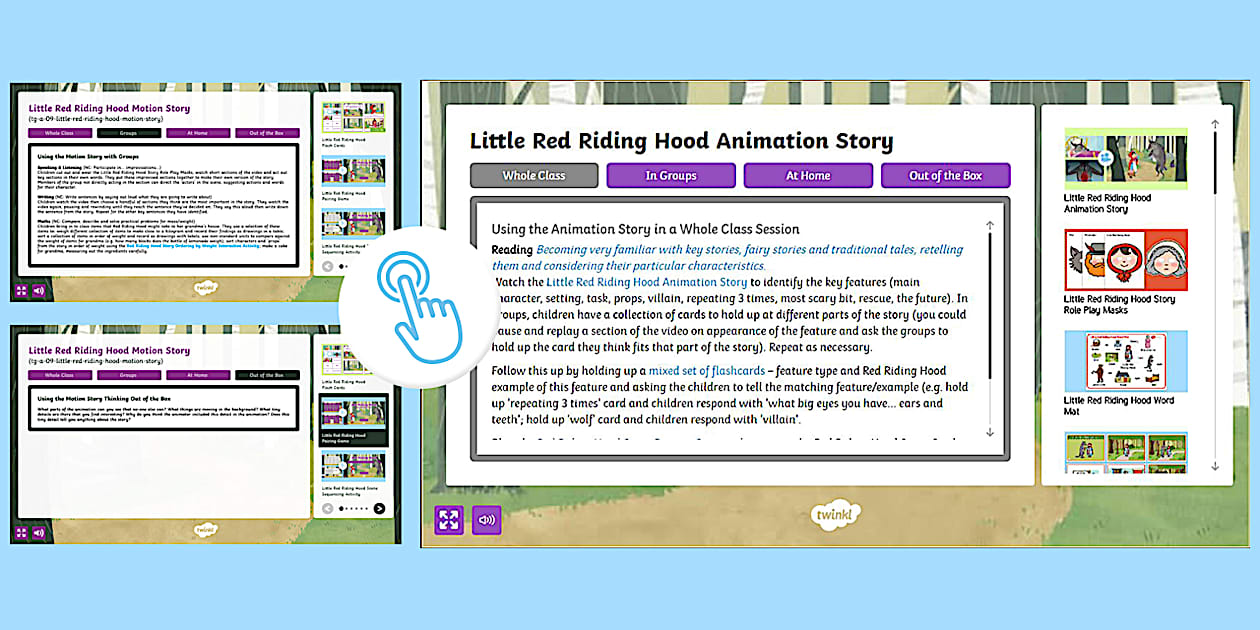 Go Teach Little Red Riding Hood Lesson Ideas - Twinkl