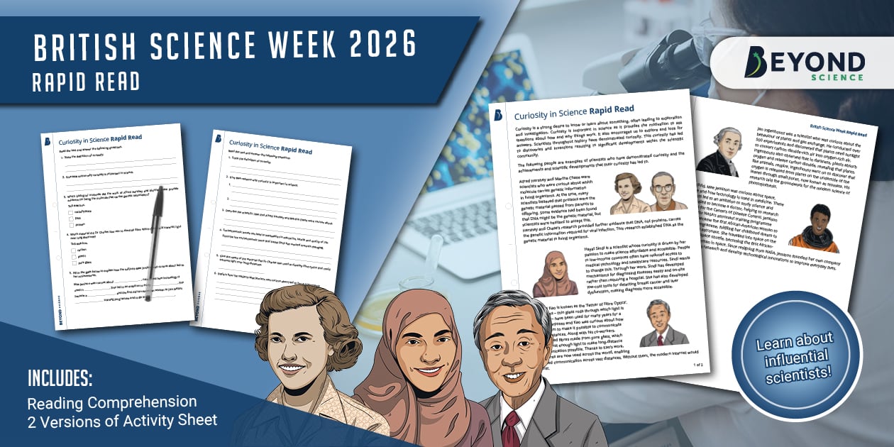 Curiosity in Science Rapid Read | British Science Week 2026