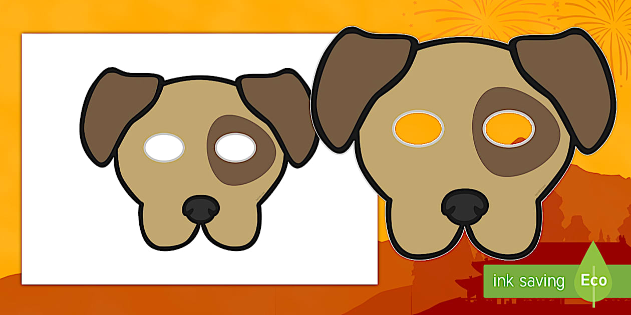 Pies | Maska | Praca Plastyczna na Dzień Psa - Twinkl