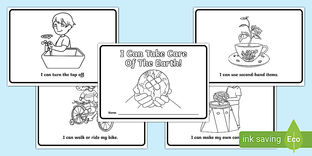 I Can Take Care of the Earth Booklet