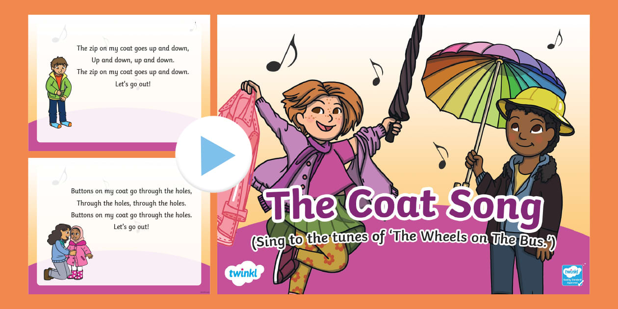 The Coat Song PowerPoint (teacher made) - Twinkl