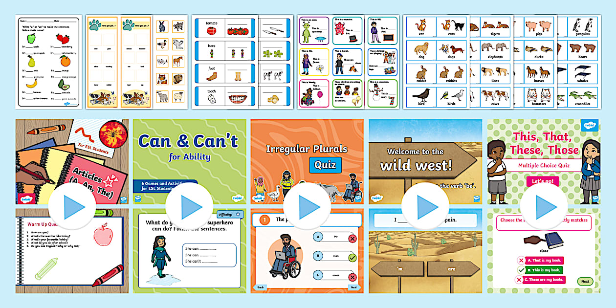 Грамматика английского языка за 2 класс | Пакет материалов
