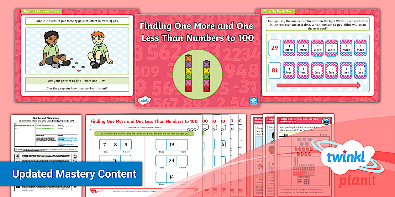 Y1 Number and Place Value PlanIt Maths Lesson 50 - Twinkl