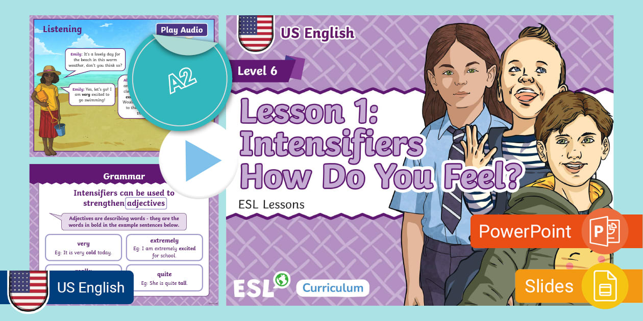 ESL Curriculum (US-English Version) Level 6 Lesson 1