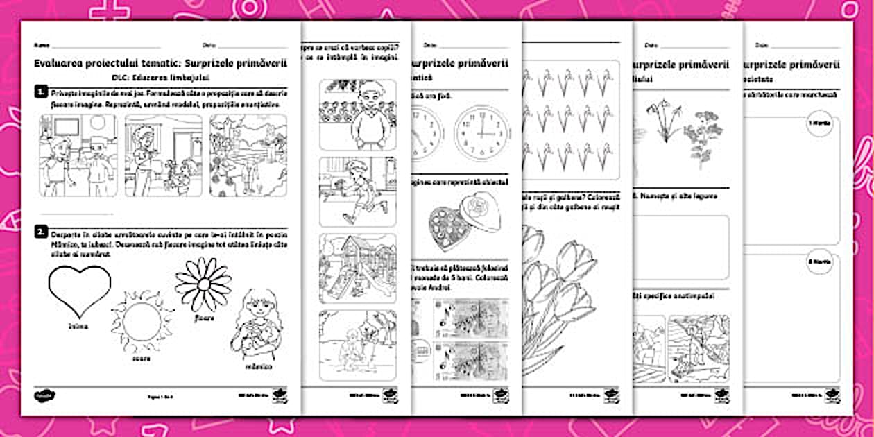 Evaluare proiect tematic grupa mare: Surprizele primăverii