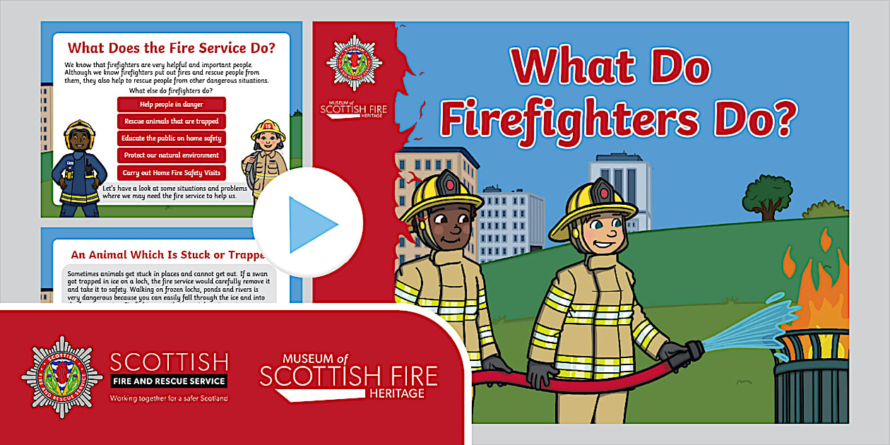 FREE! - What Do Firefighters Do? PowerPoint (Teacher-Made)
