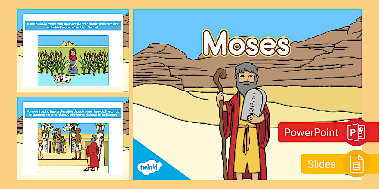 Moses PowerPoint | Christian Education | Twinkl USA - Twinkl