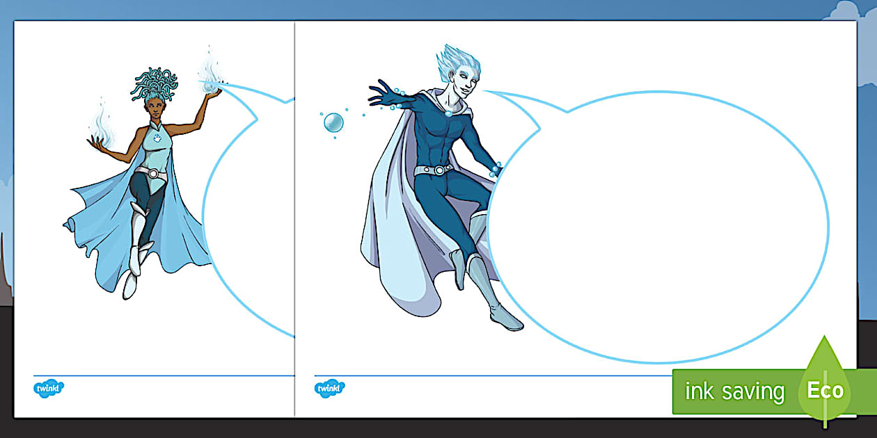 Anti Bullying Week Superhero 'Power for Good' Speech Bubble Activity