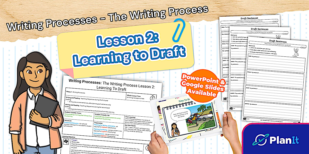 P1 Writing: The Writing Process Lesson 2: Learning To Draft