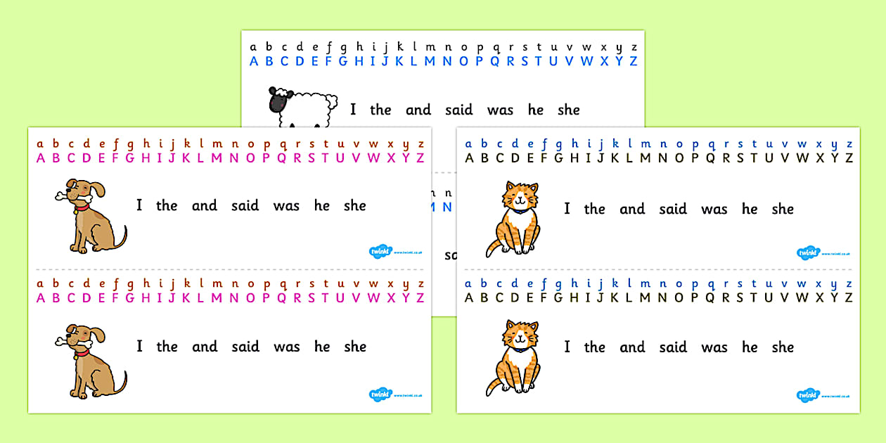 Precursive Alphabet Strips (General) (teacher made) - Twinkl